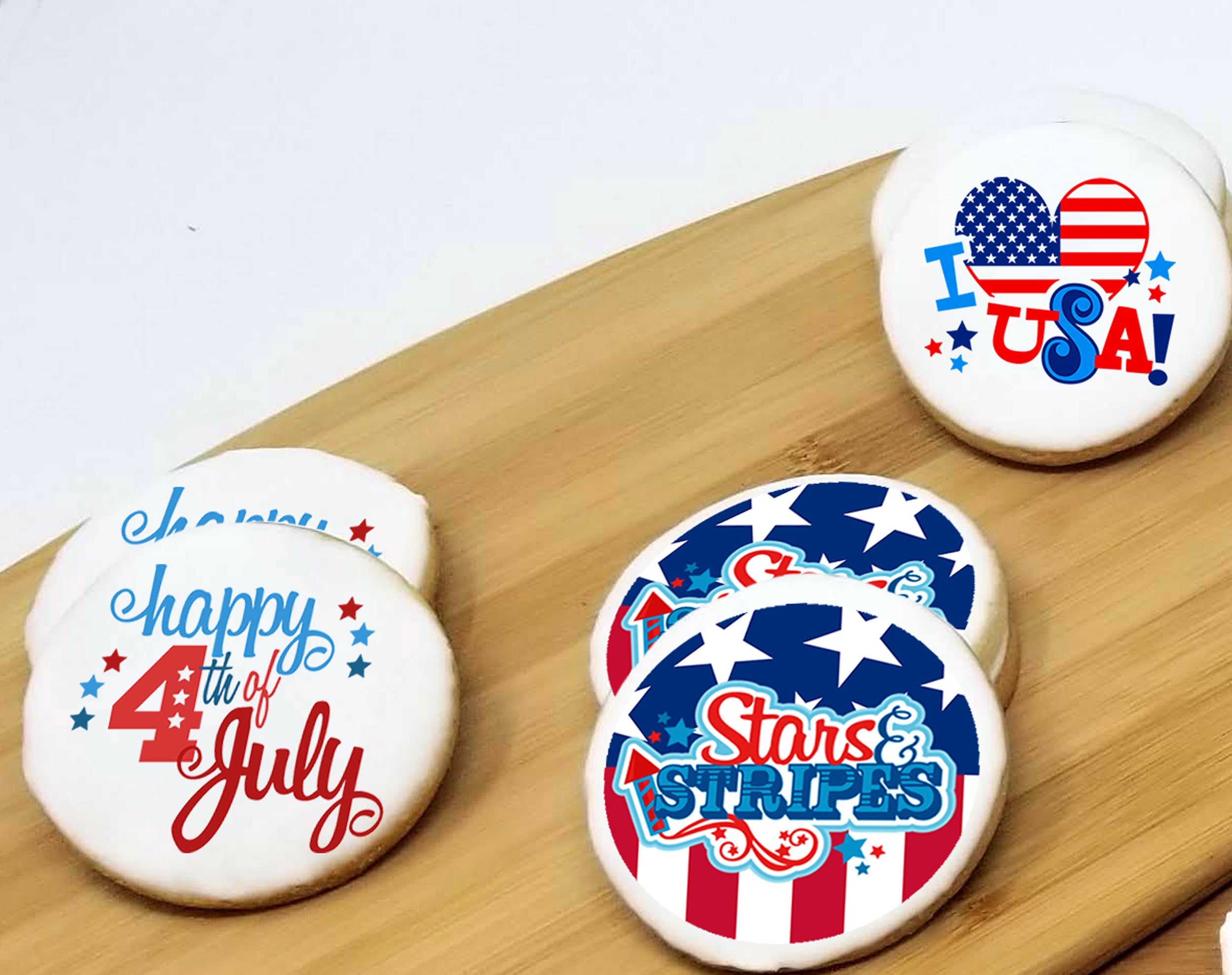 4th of July Cookies – Festive Patriotic Treats – Wicked Good Cookies