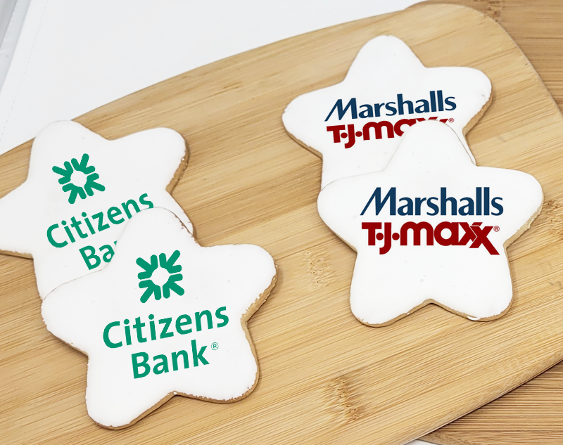 Branded Logo Cookies – Custom Printed – Bulk Orders – Wicked Good Cookies